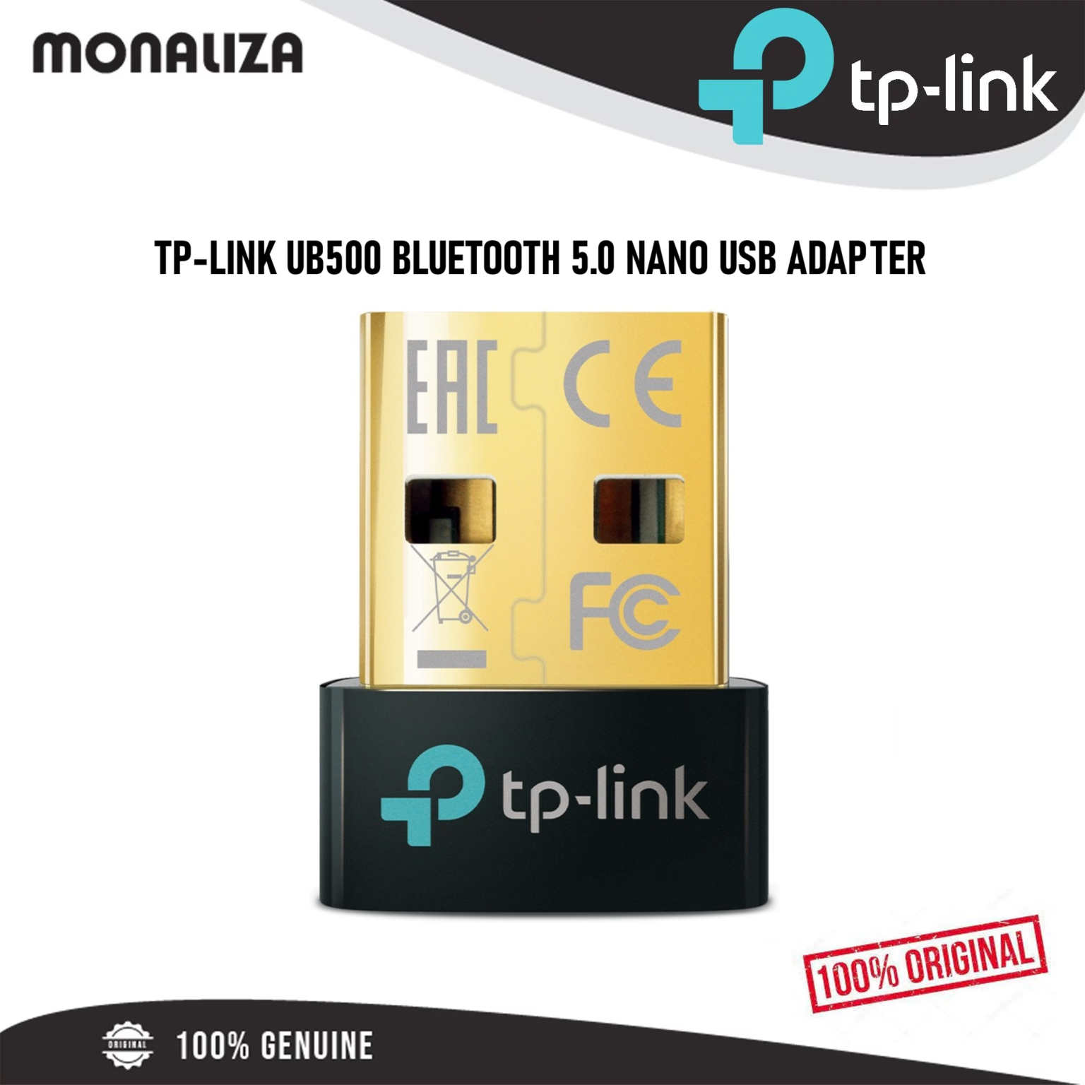 Tp-Link UB500 Bluetooth 5.0 Nano USB Adapter - Monaliza