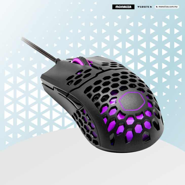 CM MASTERMOUSE MM711 LITE RGB GAMING MOUSE - Monaliza