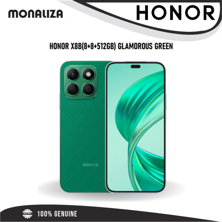 Honor X8B(8+8+512GB) Glamorous Green - Monaliza